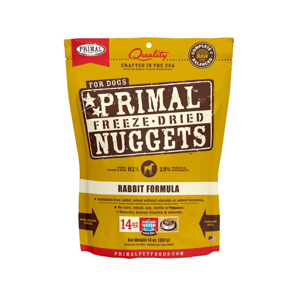 [Short clearance] Primal - Freeze-dried and Dehydrated Dog Food Rabbit ...